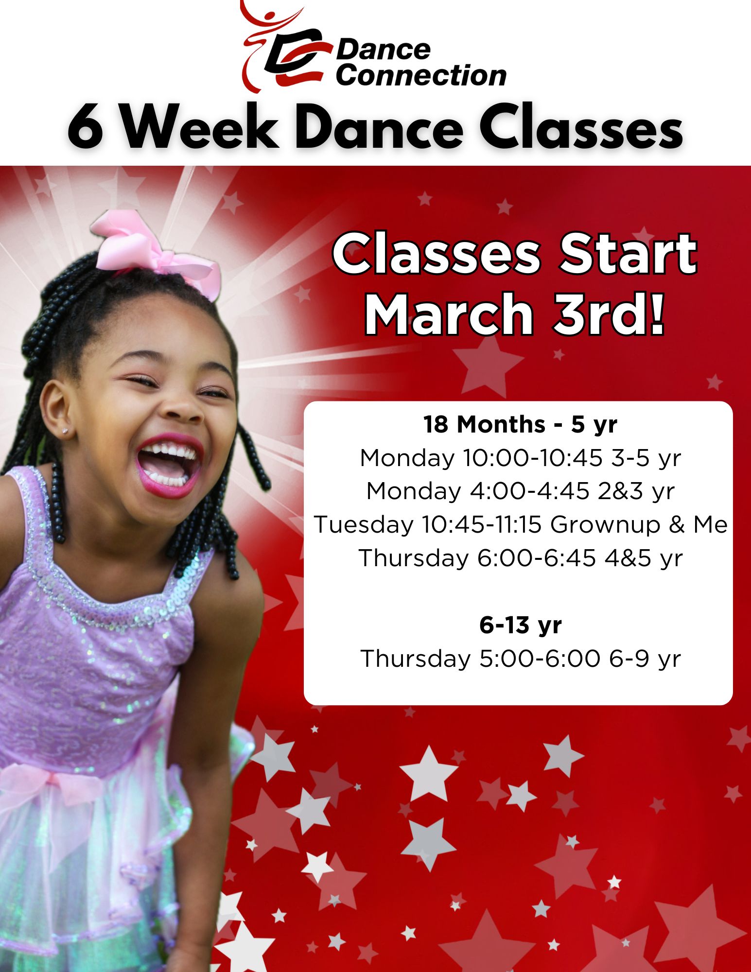 Winter Dance Classes Rochester NY